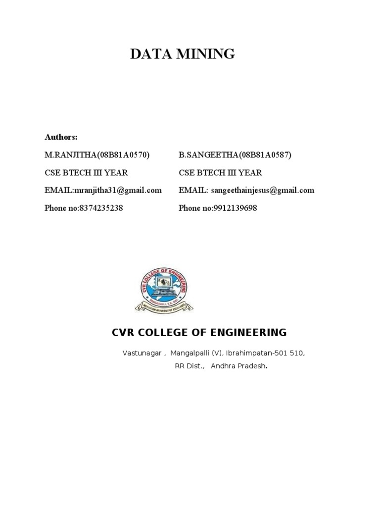 Data Mining | PDF | Data Mining | Cluster Analysis