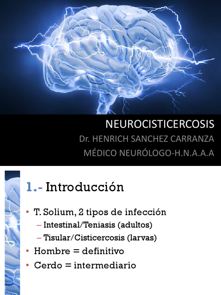 Diagnóstico y Tratamiento de Neurocisticercosis | PDF | Medicina ...