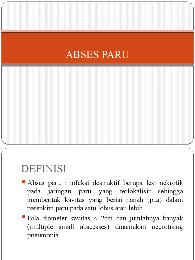 Abses Paru | PDF