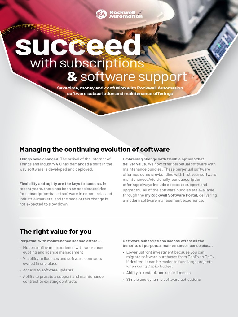 With Subscriptions: & Software Support | PDF | Subscription Business Model | Computing