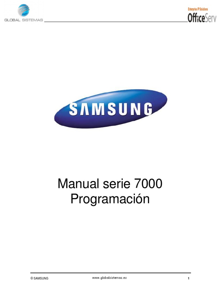 Guia Programacion OfficeServ | PDF | protocolo de Iniciacion de Sesion | Dirección IP