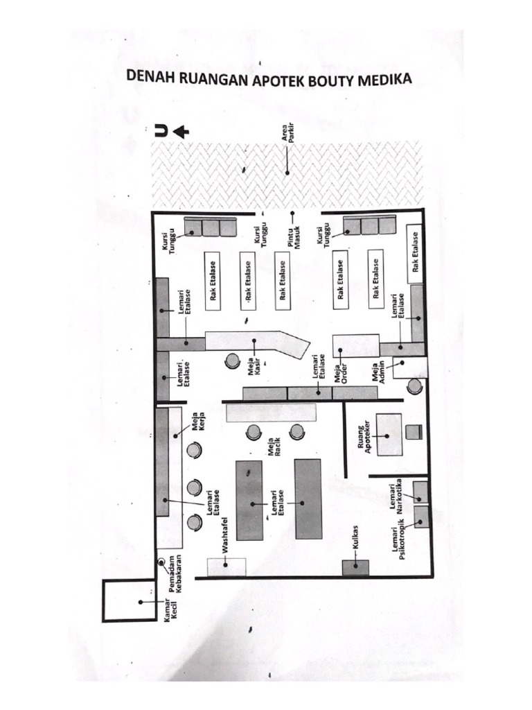 Denah Ruangan Apotek Bouty Medika Pdf
