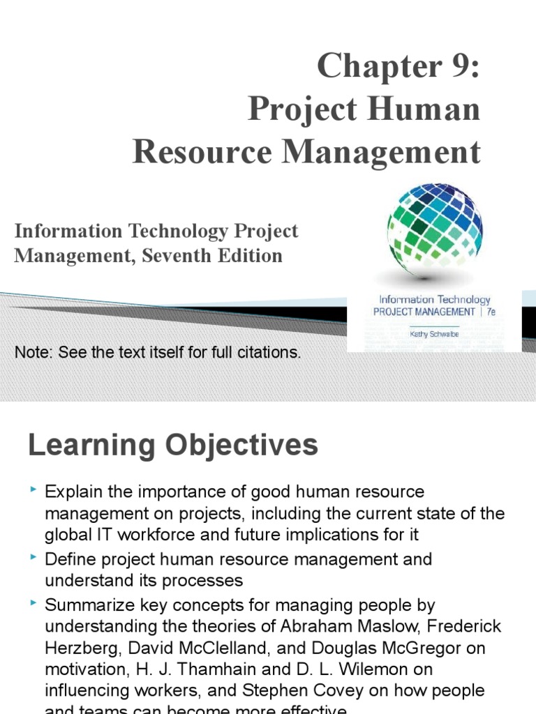 10 Project Human Resource Management | PDF | Motivation | Motivational