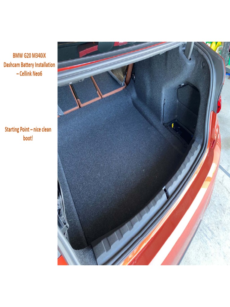 BMW G20 Dashcam Battery Setup Guide | PDF | Electrical Connector | Fuse ...