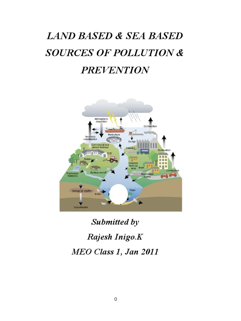 01 Land and Sea Based Pollution | PDF | Introduced Species | Sewage ...