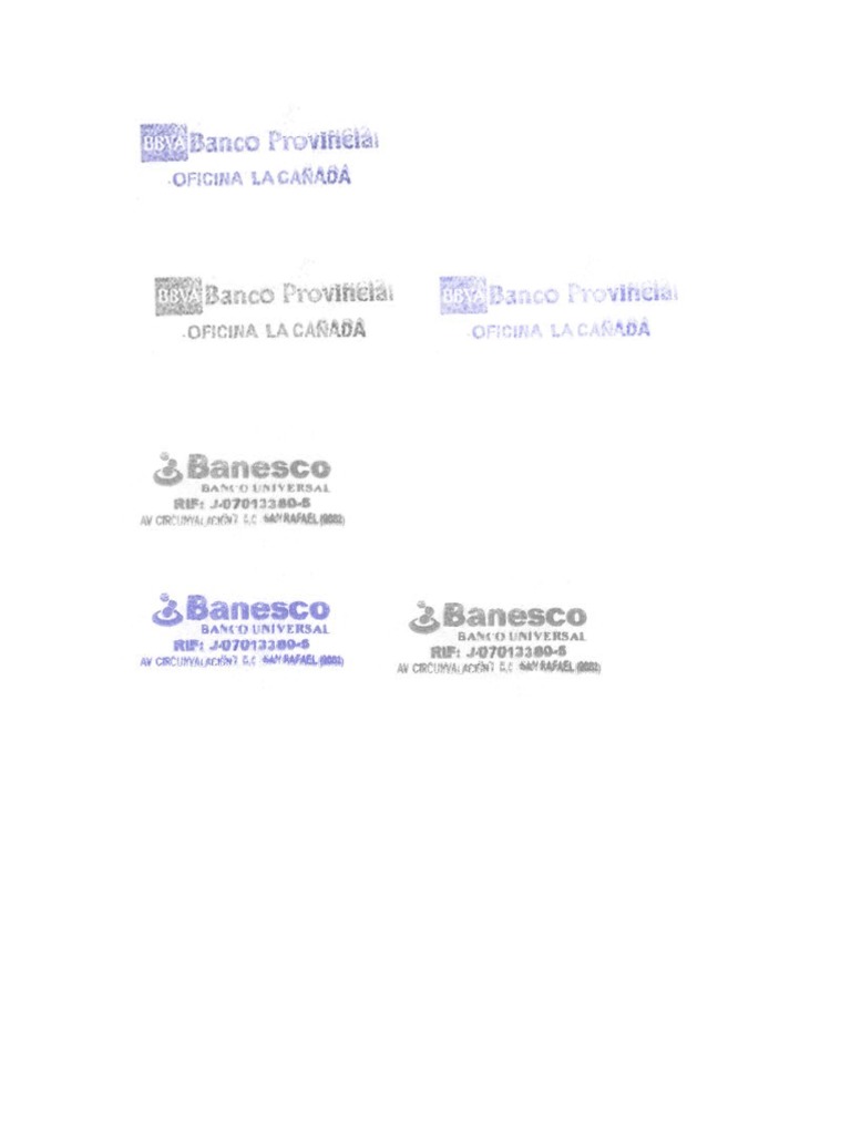 Sellos de Banco Editados | PDF