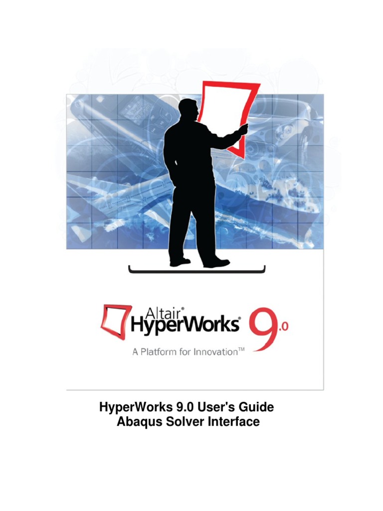 Hyperworks 9.0 User'S Guide Abaqus Solver Interface | PDF | Menu ...