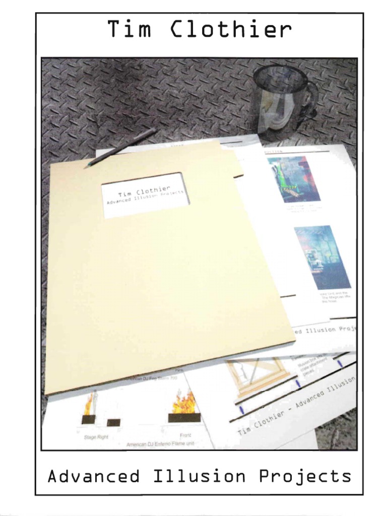 11868.advanced Illusion Projects by Tim Clothier | PDF | Magic ...