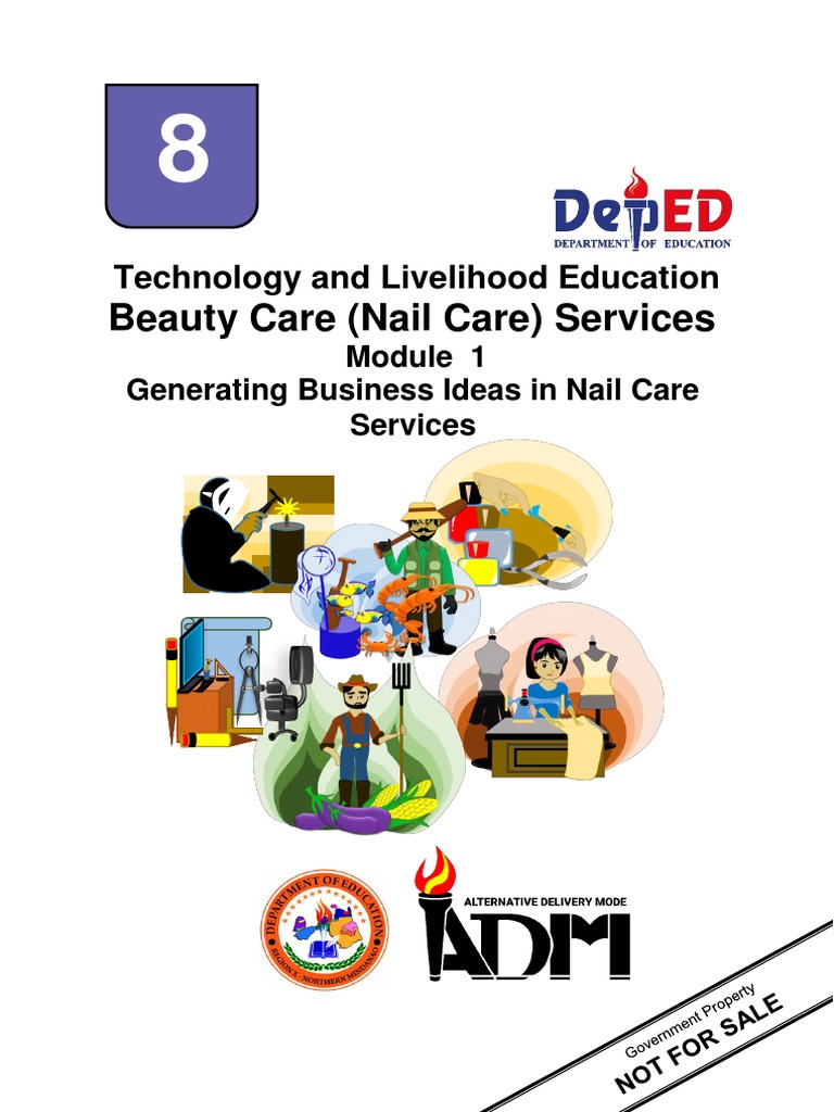 TLE8 Nail q1 Mod1 v3 | PDF | Nail (Anatomy) | Swot Analysis