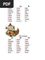 Grade 1 English - Reading Words | PDF