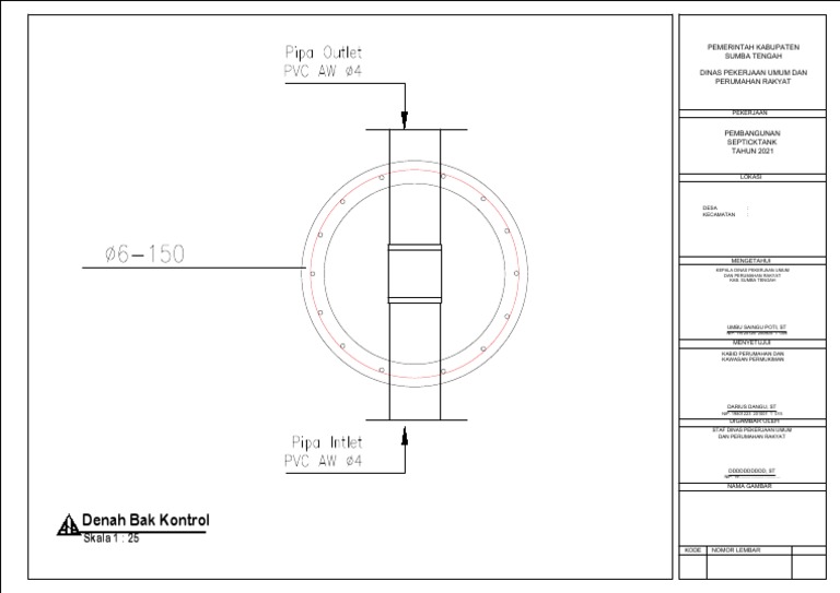 Denah Bak Kontrol | PDF