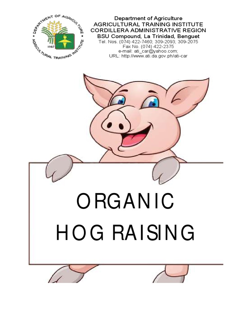 Organic Hog Raising | PDF | Domestic Pig | Pig