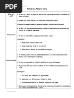 ACT English Cheat Sheet | PDF | Verb | Noun