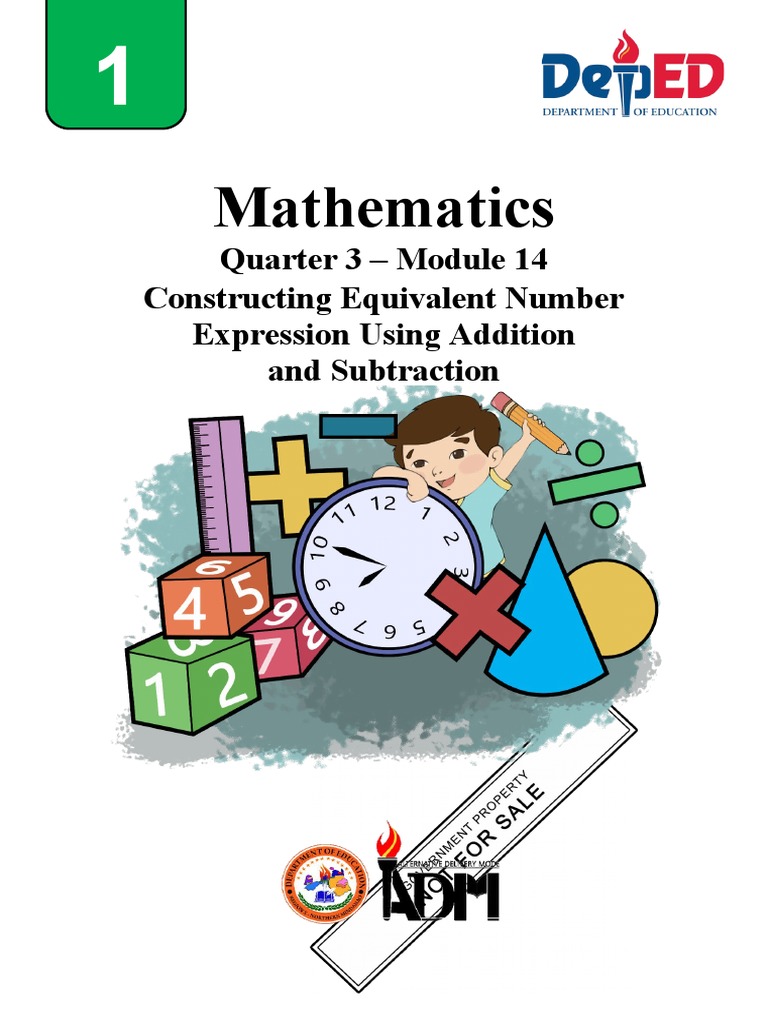 Math1 Q3 Mod14 - Constructing Equivalent Number Expression Using Addition V4 | PDF