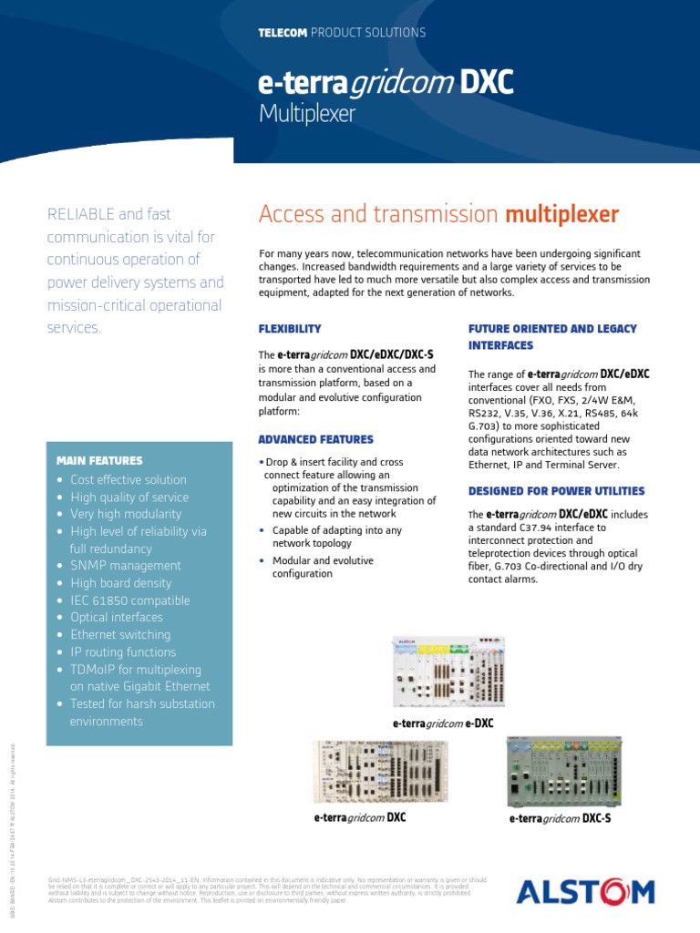 Gridcom: E-Terra DXC | Download Free PDF | Computer Network ...