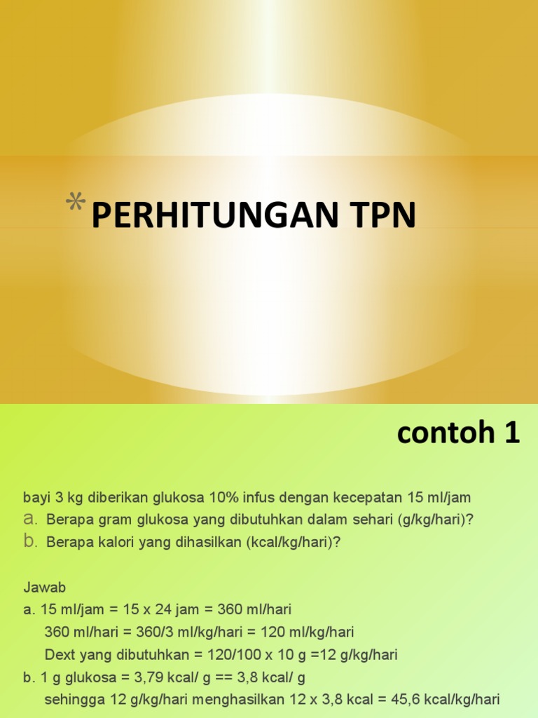 Perhitungan TPN Iik | PDF