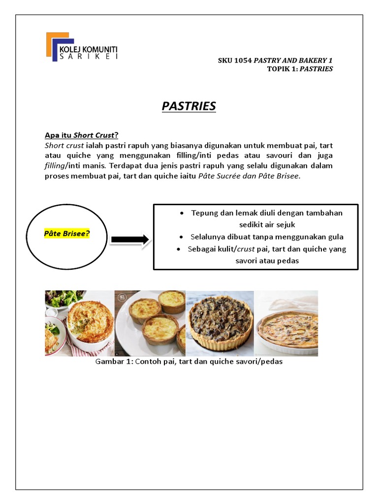 Panduan Lengkap Pastry dan Quiche | PDF