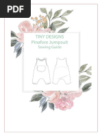 Denim Slipper Pattern | PDF