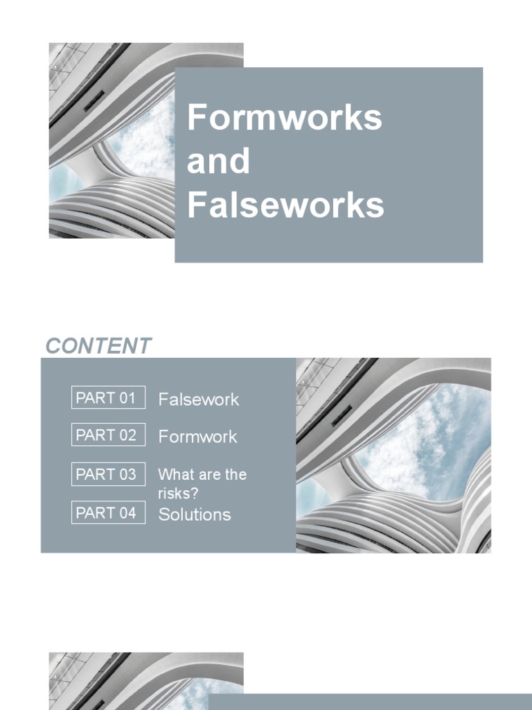 Formworks and Falseworks | Download Free PDF | Materials | Economic Sectors