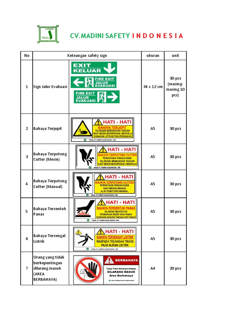 Safety Sign | PDF