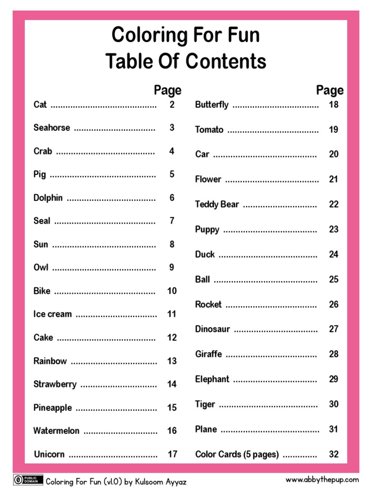 Coloring For Fun | Download Free PDF | Foods | Nature