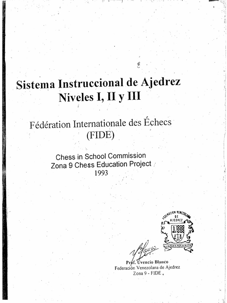 Sistema Instruccional - MANUAL-FIDE Niveles I II y III, 1993-OCR, 245p ...