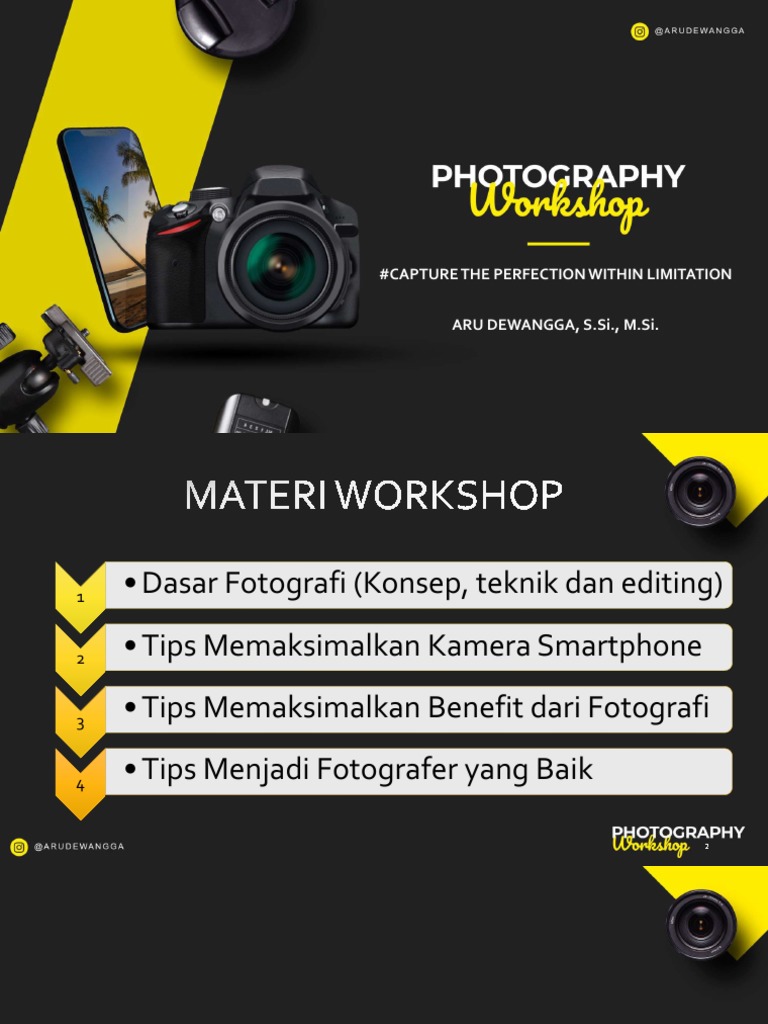 Materi Workshop Photography | PDF