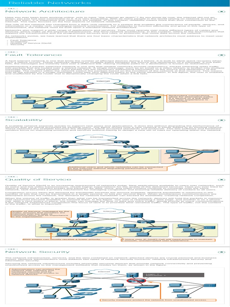 07 - Reliable Networks | PDF | Quality Of Service | Computer Network