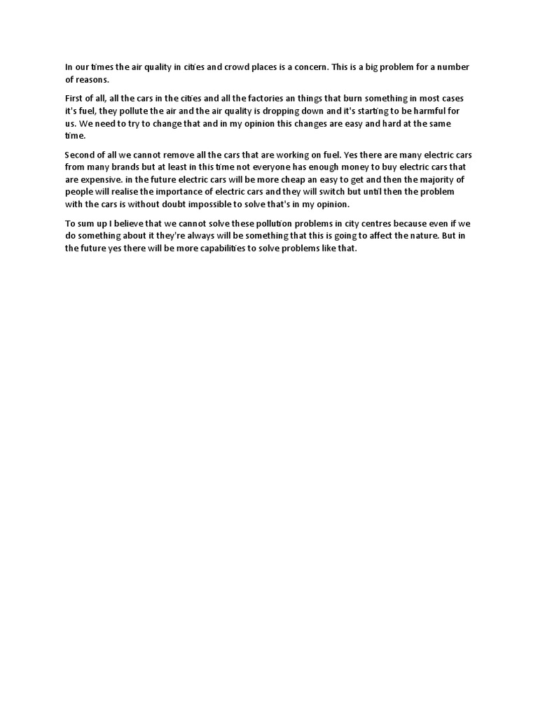 English Essay Model | PDF