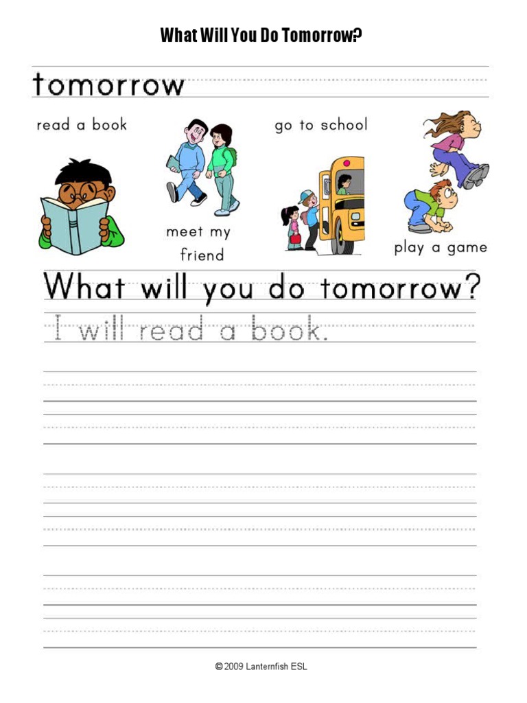 What Will You Do Tomorrow | PDF