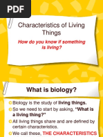 Grade 7 Science - Characteristics of Living Things | PDF | Organisms ...
