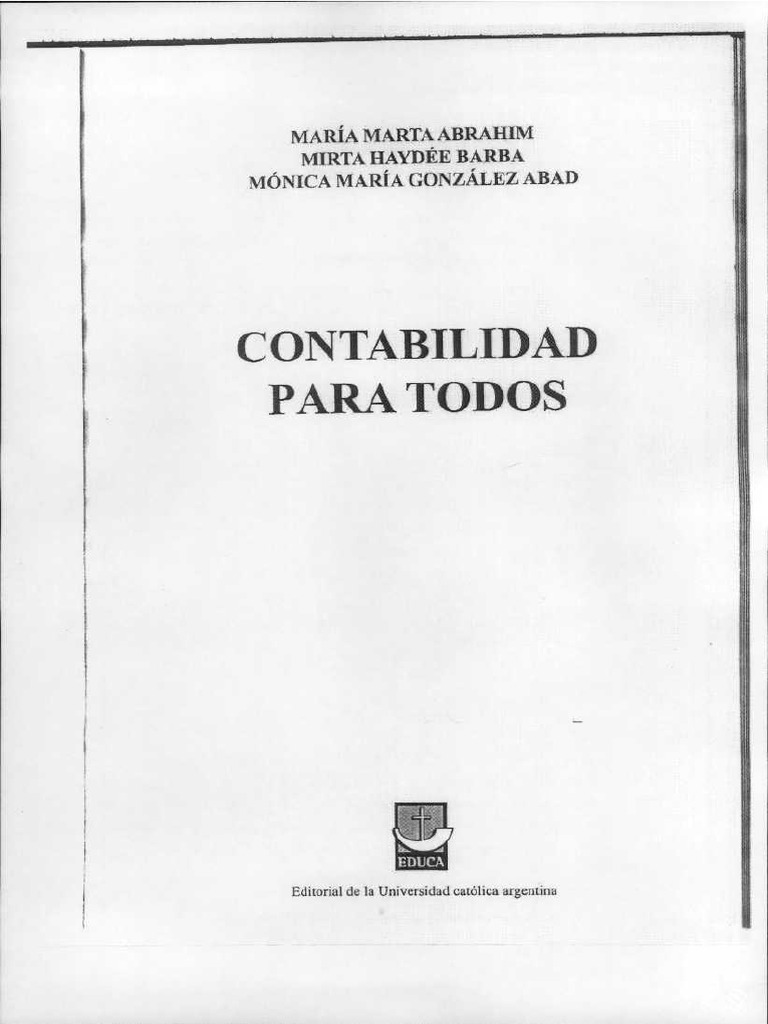 ABRAHIM. Contabilidad para Todos | PDF