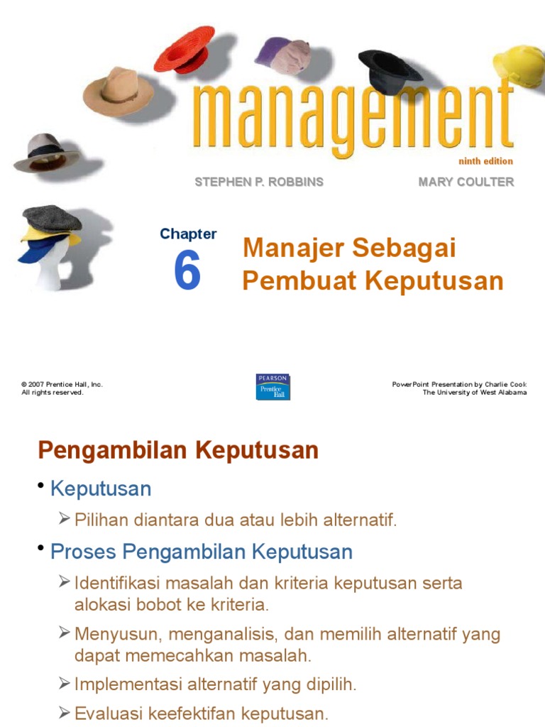 Robbins 6 Manajer Sebagai Pembuat Keputusan Pdf