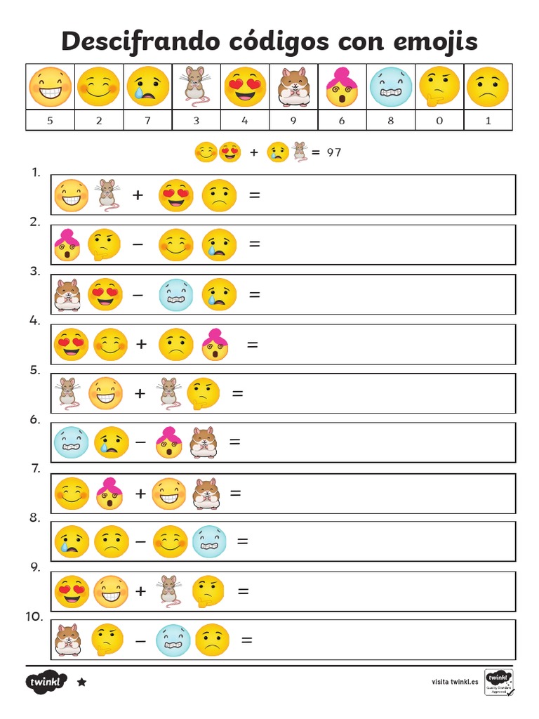 Descifrar Codigos Emojis | PDF | Ajedrez | Ocio