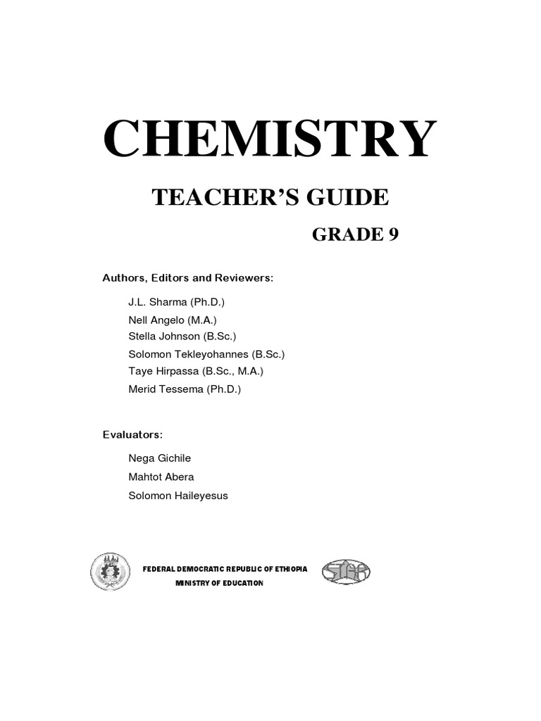 Chemistry: Teacher'S Guide | PDF | Radioactive Decay | Atoms
