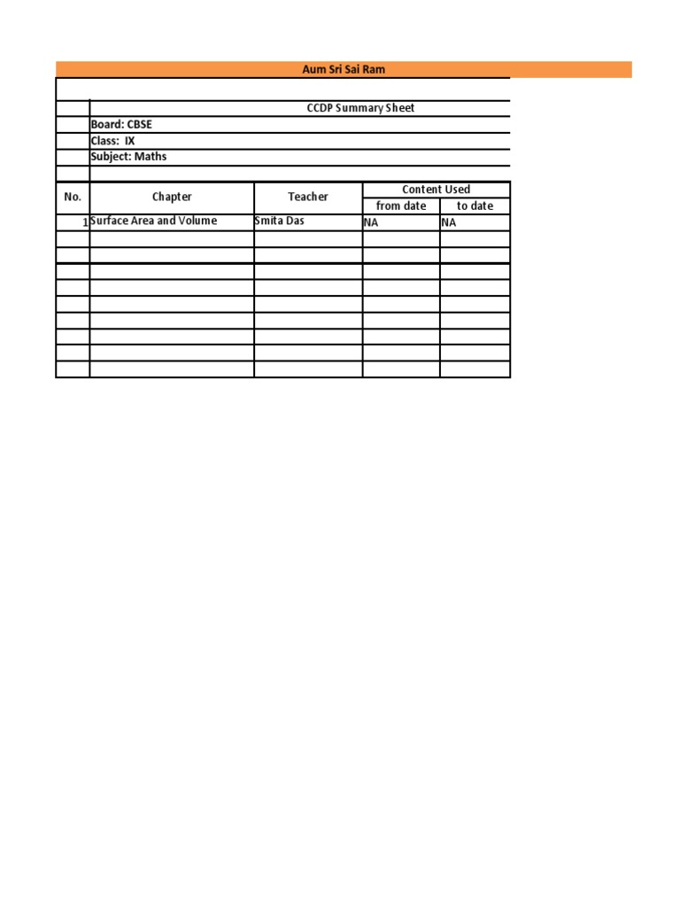 SSSVV CCDP - Surface Area Volume | PDF | Volume | Sphere