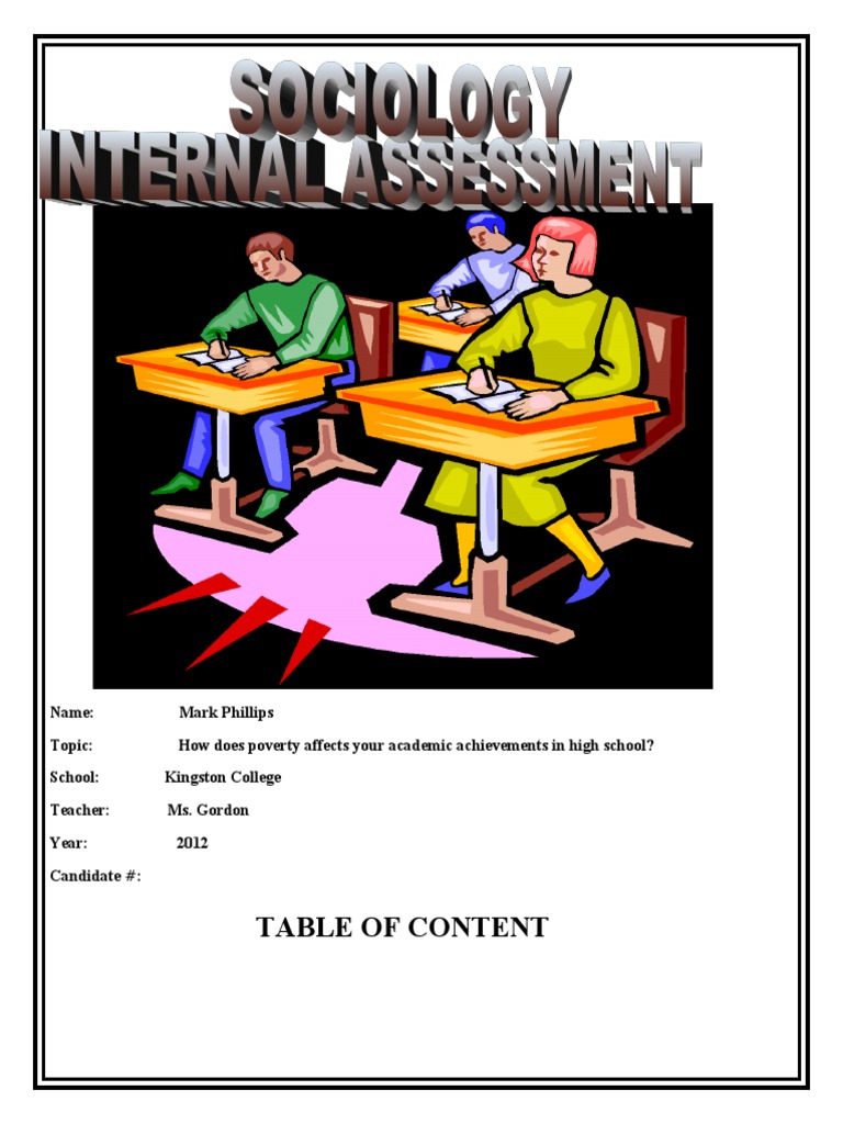 Sociology Ia On Poverty | PDF | Poverty | Poverty & Homelessness