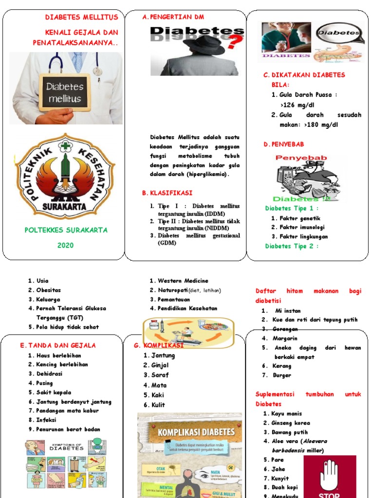 Leaflet DM | PDF | Kesehatan Holistik