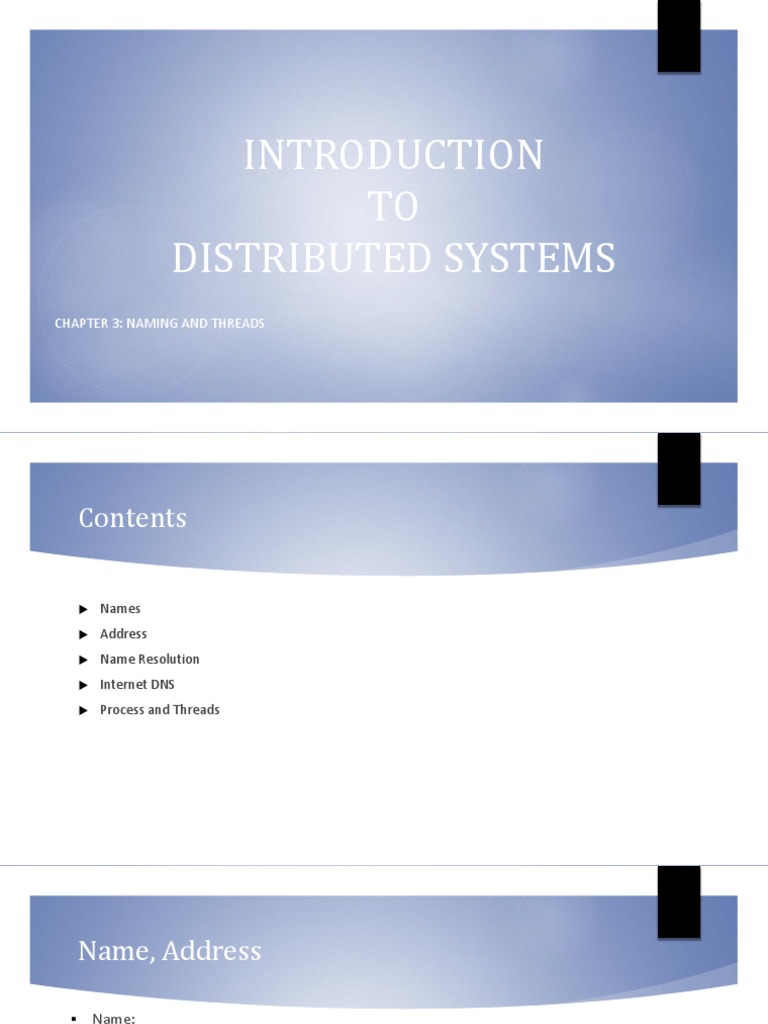 Chapter 3 - Naming and Threads-1 | PDF | Process (Computing) | Thread (Computing)