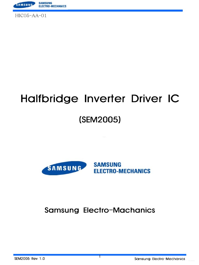 SEM2005 Datasheet | PDF