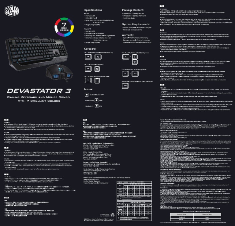 Manual - Devastator 3 | PDF