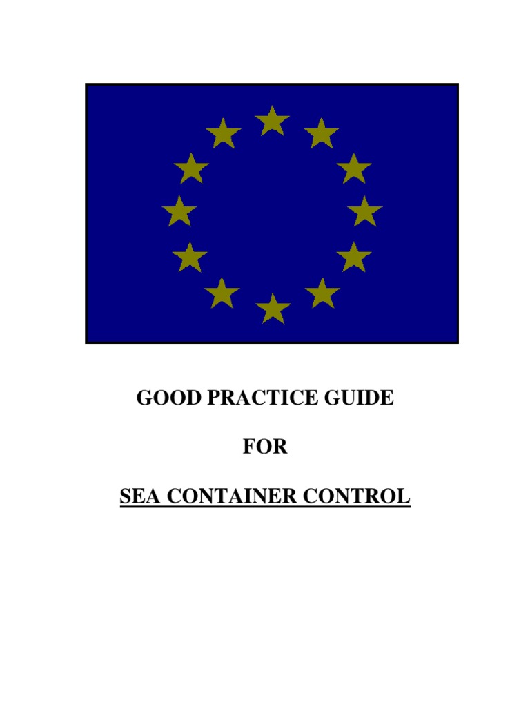 Good Practice Guide FOR Sea Container Control | PDF | Bill Of Lading ...