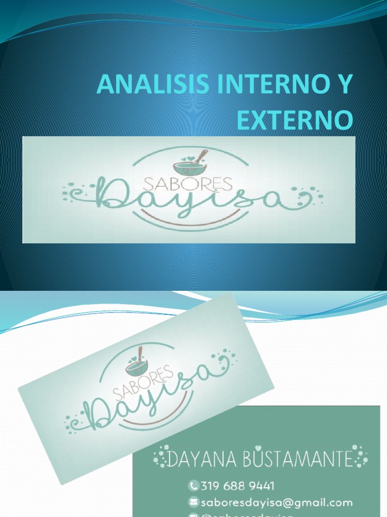 Análisis estratégico de Sabores Dayisa: situación actual, objetivos y ...