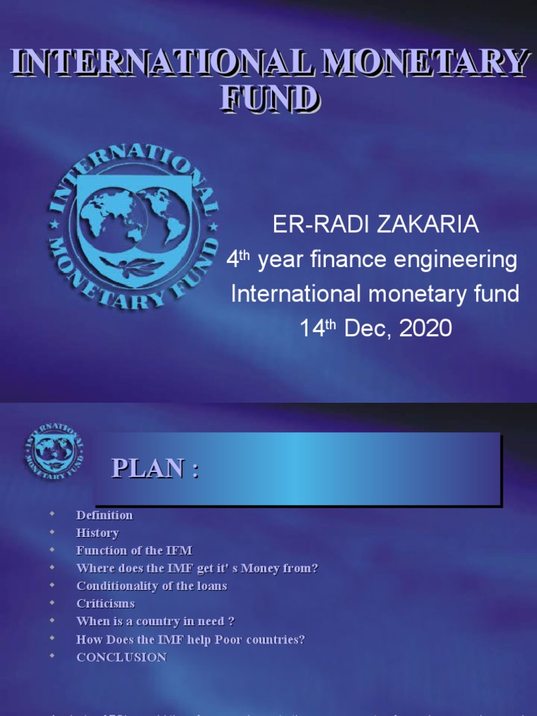 International Monetary Fund | PDF | International Monetary Fund | Money