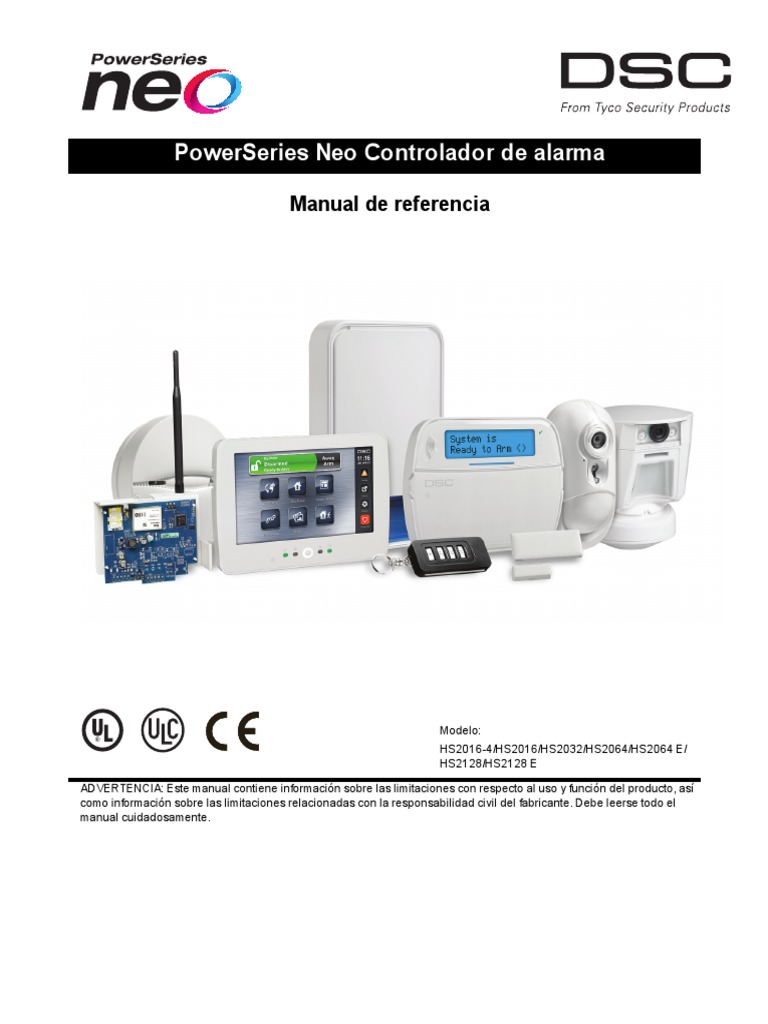 PowerSeries Neo Controlador de Alarma Ma | PDF | Corriente eléctrica ...
