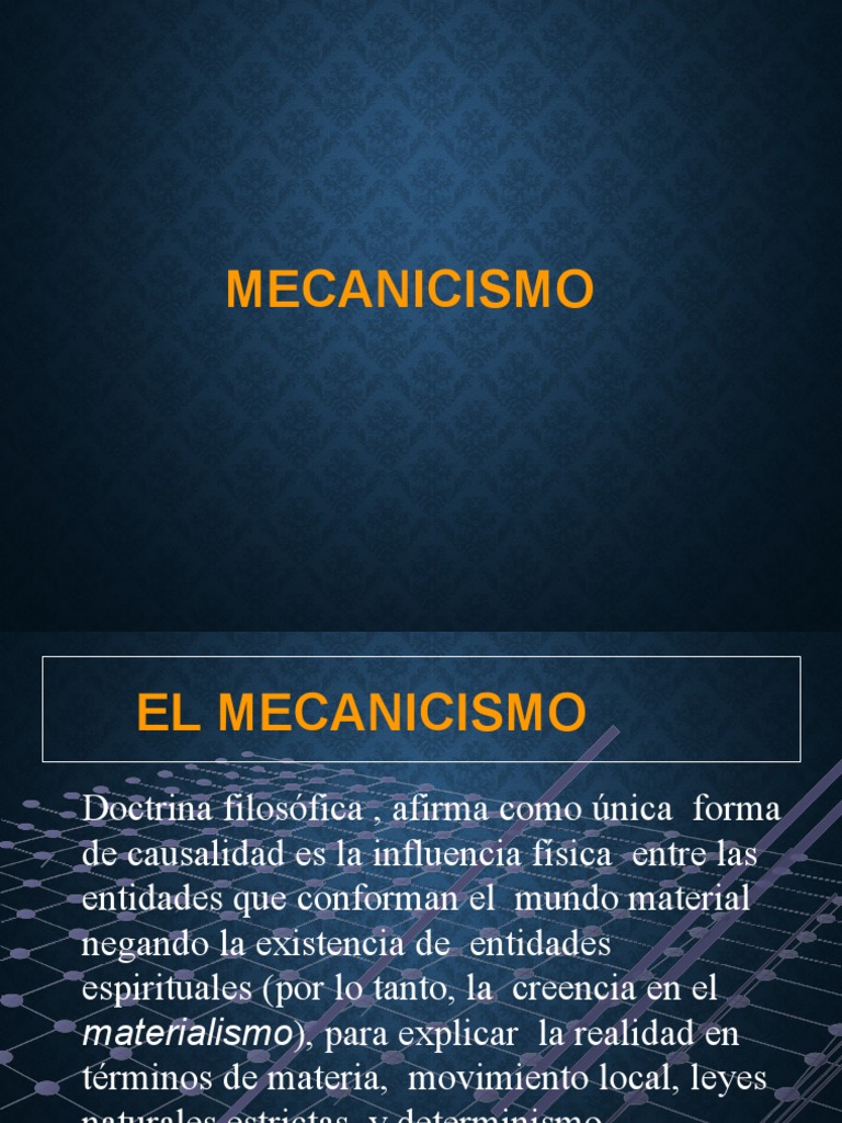 Mecanicismo | PDF | Empirismo | Metafísica