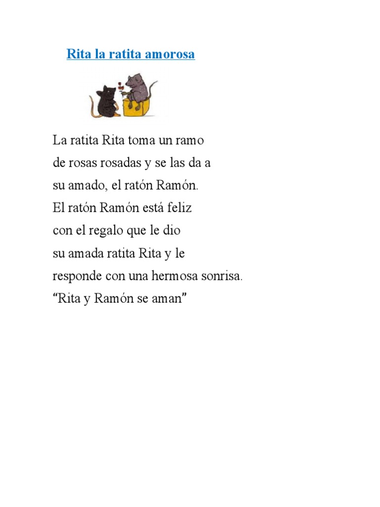 Rita La Ratita Amorosa | PDF