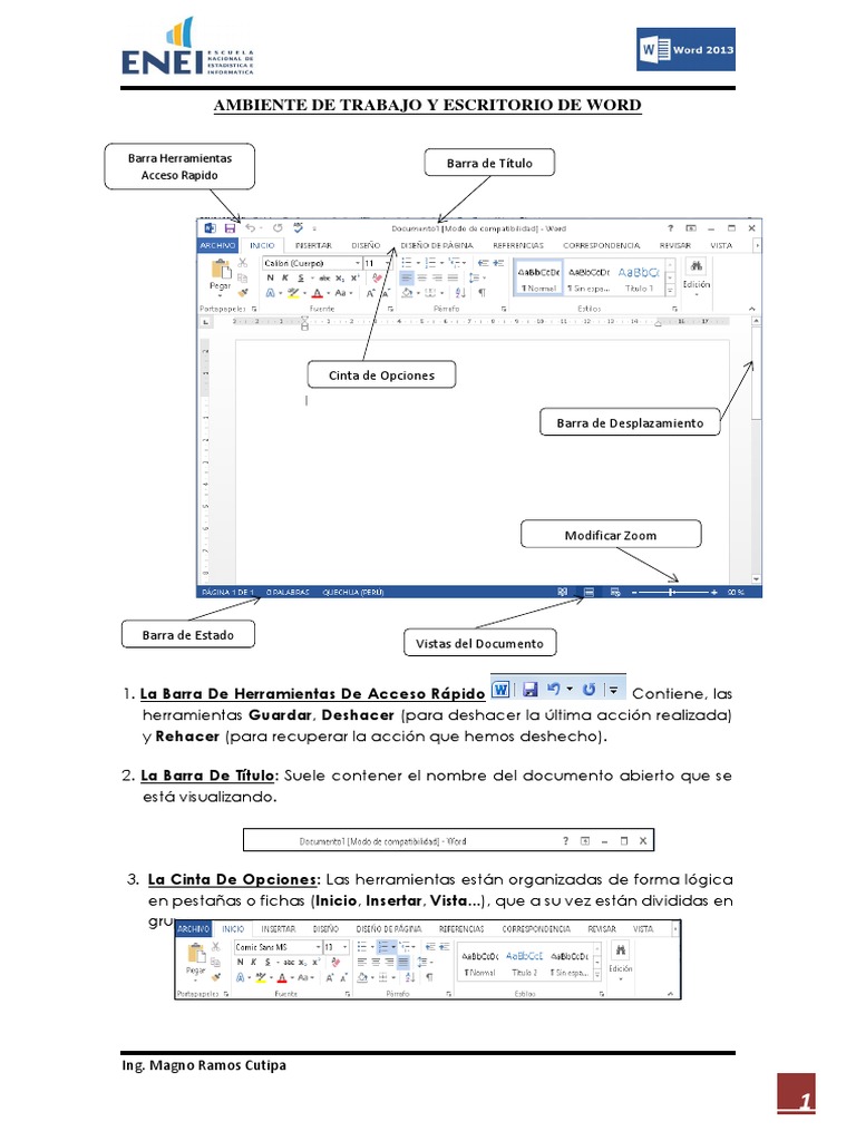 Elaborar Documentos Con Word | PDF | Ibm | Perú