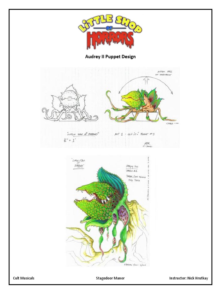 Audrey II Puppet Design | PDF