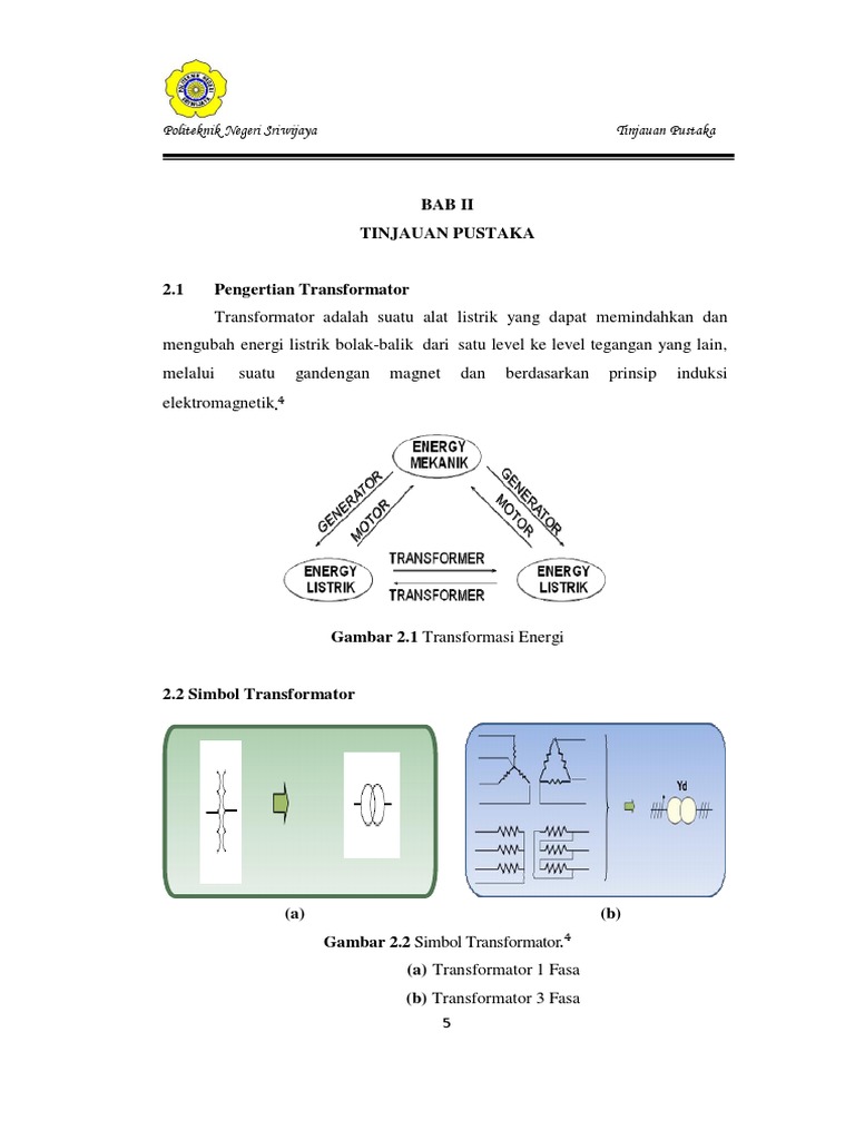 TRANSFORMATOR 1 Phasa Dan 3 Phasa | PDF | Sains & Matematika